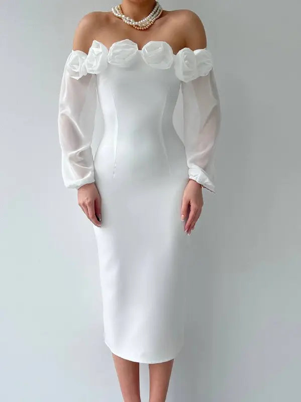 Rose Garden Madonna Collar Dress – ARVERNA